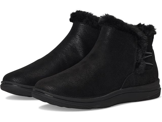 (取寄) クラークス レディース ブリーズ ファー Clarks women Breeze Fur Black Combi Textile