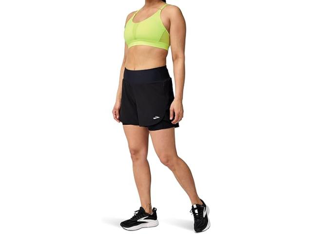 (取寄) ブルックス レディース チェイサー 5 2イン1 ショーツ 2.0 Brooks women Brooks Chaser 5