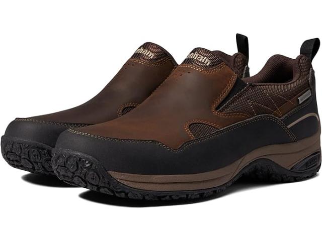 (取寄) ダナム メンズ クラウド プラス ウォータープルーフ スリッポン Dunham men Cloud Plus Waterproof Slip-On Brown Leather