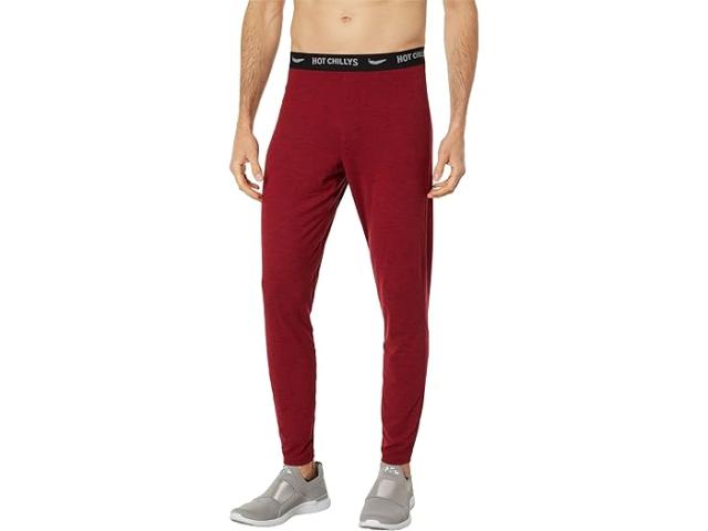 (取寄) ホットチリ メンズ クリマ-トレック ボトム Hot Chillys men Clima-Trek Bottoms Burgundy Heather