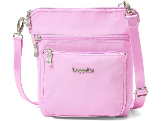 (取寄) バッガリーニ レディース モダン ポケット クロスボディ Baggallini women Modern Pocket Crossbody Hibiscus Pink