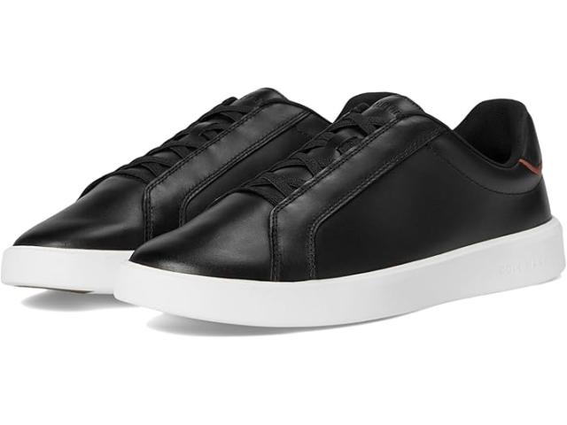 (取寄) コールハーン メンズ グランド クロスコート デイリー LTT スリッポン スニーカー Cole Haan men Grand Crosscourt Daily Ltt Slip-On Sneakers Black/British Tan/Ivory