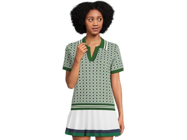 (取寄) ビーチライオット レディース ジアナ トップ Beach Riot women Giana Top Racquet Club Green