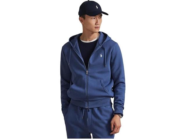 (取寄) ラルフローレン メンズ ダブル ニット フル ジップ ブーディ Polo Ralph Lauren men Double Knit Full Zip Hoodie Night Navy