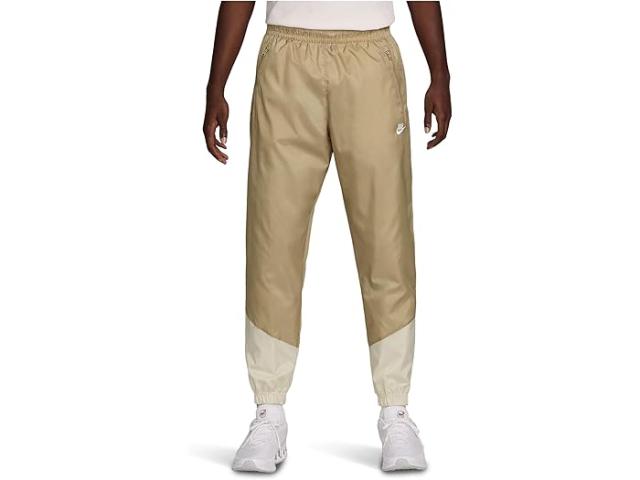 (取寄) ナイキ メンズ ウインドランナー ウーブン ライン パンツ Nike men Windrunner Woven Lined Pants Parachute Beige/Light Khaki/White