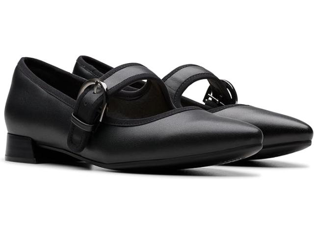 (取寄) クラークス レディース メイ Clarks women Clarks Natalyn May Black Leather