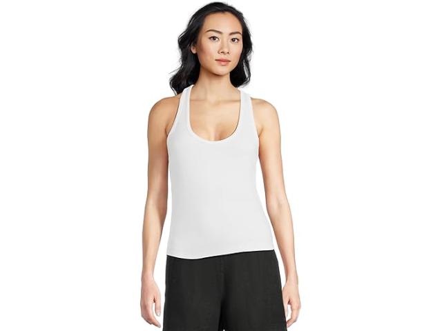 (取寄) マイケル スターズ レディース シェール スクープ ネック タンク Michael Stars women Cher Scoop Neck Tank White