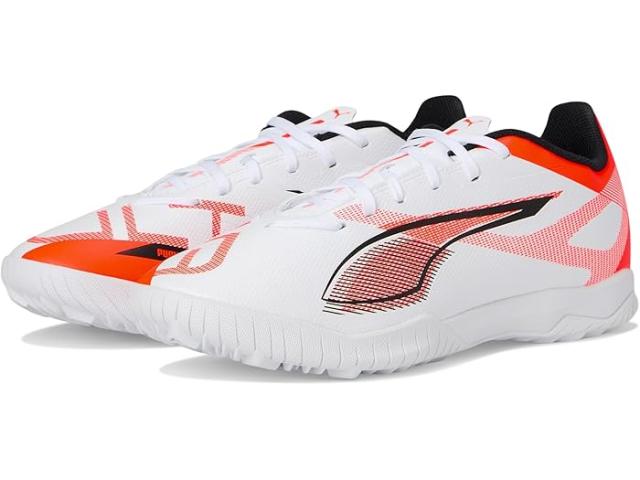 (取寄) プーマ メンズ ウルトラ 5 プレイ ターフ トレーナー サッカー クリーツ PUMA men Ultra 5 Play Turf Trainer Soccer Cleats Puma White-Puma Black-Glowing Red