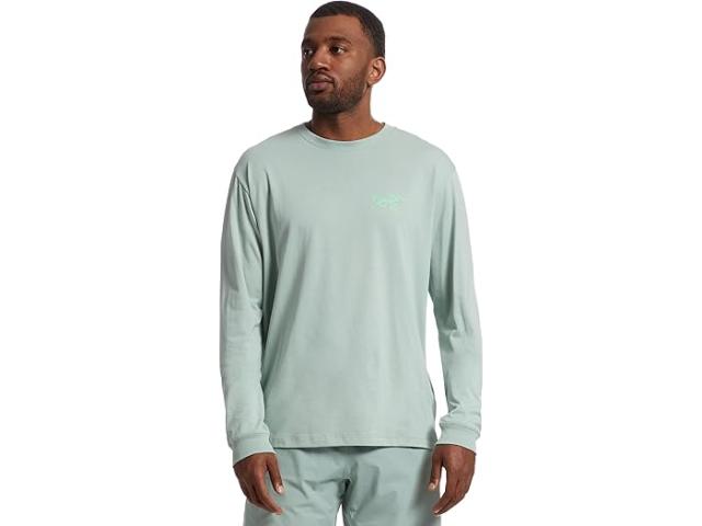 (取寄) アークテリクス メンズ クラッグ Sl コットン バード タイル ロング スリーブ Arc'teryx men Kragg SL Cotton Bird Tile Long Sleeve Stone Green/Phosphorescent