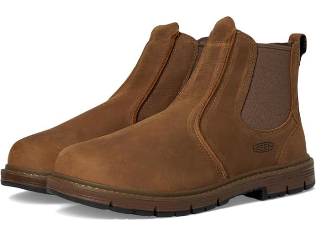 (取寄) キーン ユーティリティ メンズ サン ジョゼ プル-オン ブーツ (ソフト トゥ) KEEN Utility men San Jose Pull-On Boot (Soft Toe) Belgian/Gum