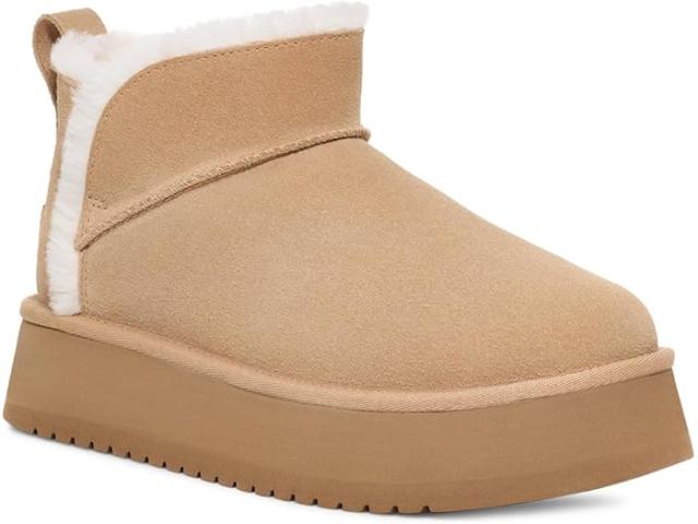 (取寄) クーラブラ アグ レディース クーラ ウルトラ ミニ プラットフォーム Koolaburra by UGG women Koola Ultra Mini Platform Sand