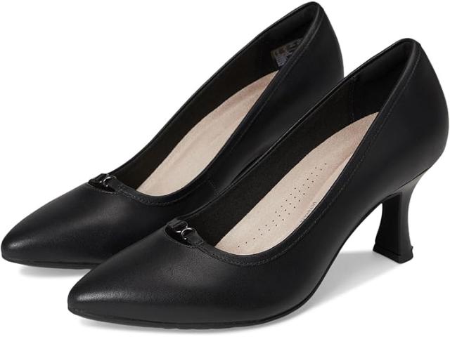 (取寄) クラークス レディース カタレーナ ウェスト Clarks women Kataleyna West Black Leather