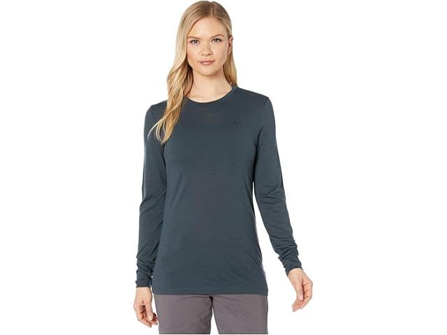 (取寄) フェールラーベン レディース アビスコ ウール ロング スリーブ Fjllrven women Fjallraven Abisko Wool Long Sleeve Dark Navy