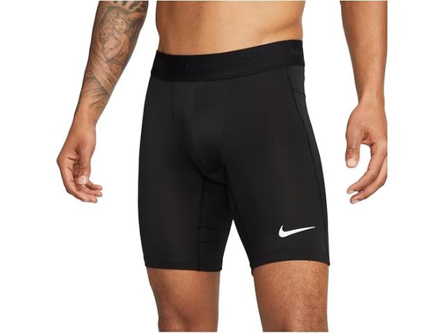 (取寄) ナイキ メンズ プロ ドライ-フィット ロング ショーツ Nike men Pro Dri-FIT Long Shorts Black/White