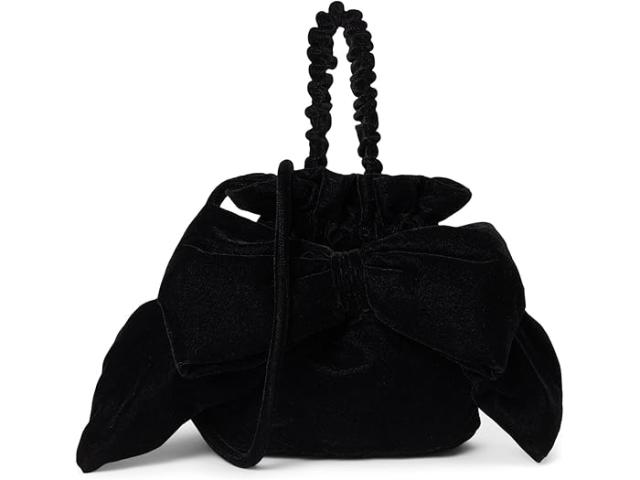 (取寄) フリーピープル レディース ベル ベルネット ボウ バッグ Free People women Belle Velvet Bow Bag Black