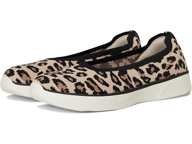 (取寄) ケッズ レディース スキマー Keds women BlissWalk Skimmer Tan/Black Leopard Eng Knit