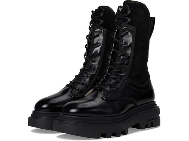 (取寄) オールセインツ レディース アレクシア ブーツ AllSaints women Alexia Boot Black Shine