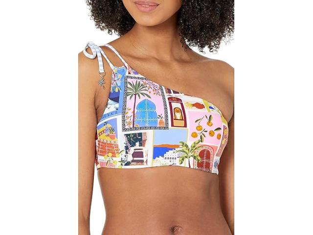 (取寄) シーフォリー レディース オン ヴァケーション ワン ショルダー トップ ウィズ タイ Seafolly women On Vacation One Shoulder Top with Tie Azure