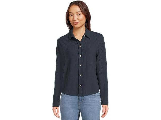 (取寄) リラ P レディース カラード ボタン ダウン Lilla P women Collared Button Down Navy