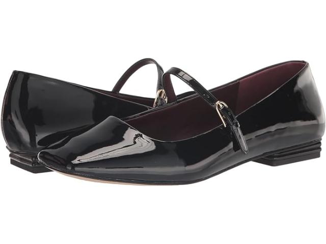 (取寄) フランコ サルト レディース ティンズリー メアリー ジーン フラッツ Franco Sarto women Tinsley Mary Jane Flats Black Synthetic