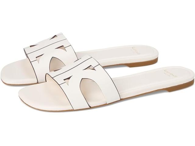 (取寄) ケイトスペード レディース デュオ スライド サンダル Kate Spade New York women Duo Slide Sandal Cream