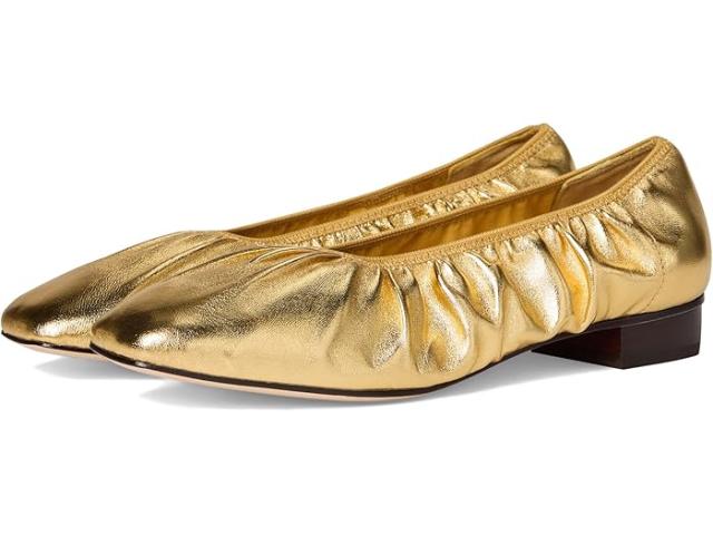 (取寄) ロフラー ランドール レディース トーブ バレエ ポンプ Loeffler Randall women Tove Ballet Pump Gold