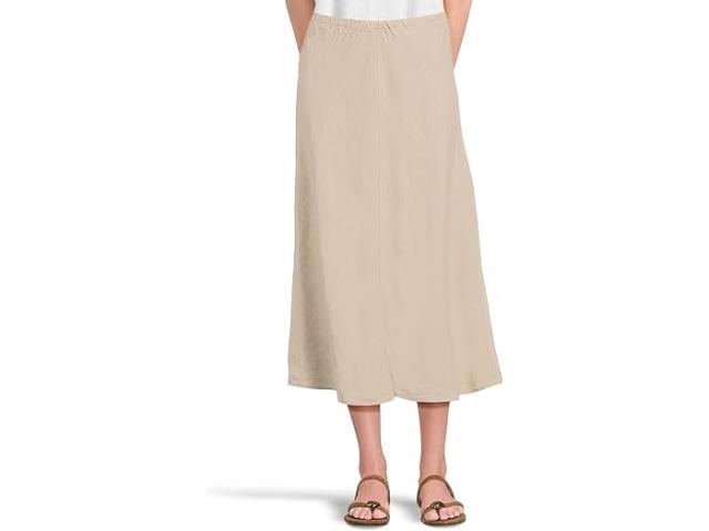 (取寄) アイリーン フィッシャー レディース ピティート A-ライン バイアス スカート Eileen Fisher women Petite A-Line Bias Skirt Undyed Natural