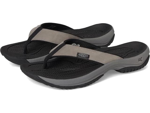 (取寄) キーン メンズ コナ フリップ TG KEEN men Kona Flip TG Steel Grey/Black