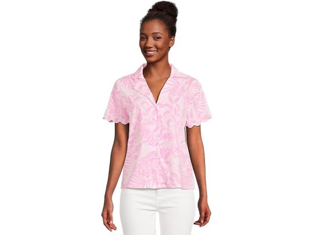 (取寄) リリー ピュリッツァー レディース Pj トップ Lilly Pulitzer women Marlita Pj Top Rousseau Pink Glisten In The Sun