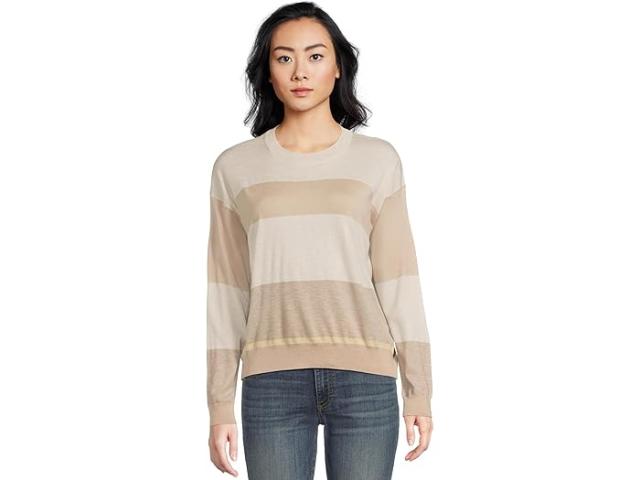 (取寄) スプレンディッド レディース ジョージー セーター Splendid women ie Strp Sweater Pale Oak Heather/Camel Stripe