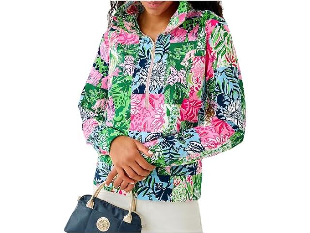 (取寄) リリー ピュリッツァー レディース エレーニ Upf 50+ プルオーバー Lilly Pulitzer women Eleni Upf 50+ Pullover Multi Party Punch Patch