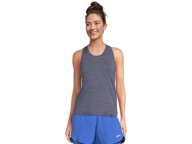 (取寄) ブルックス レディース ラグゼ タンク Brooks women Luxe Tank Heather Night Shadow