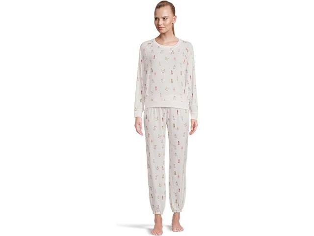 (取寄) レディース スター シーカー ブラッシュ ジャージ ラウンジ セット HONEYDEW women Star Seeker Brushed Jersey Lounge Set Ivory Ski Girls