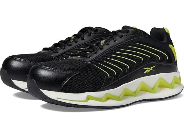 (取寄) リーボック ワーク メンズ ジグ エリュージョン ヘリテージ ワーク エー コンプ トゥ Reebok Work men Reebok Work Zig Elusion Heritage Work EH Comp Toe Black/Lime Green
