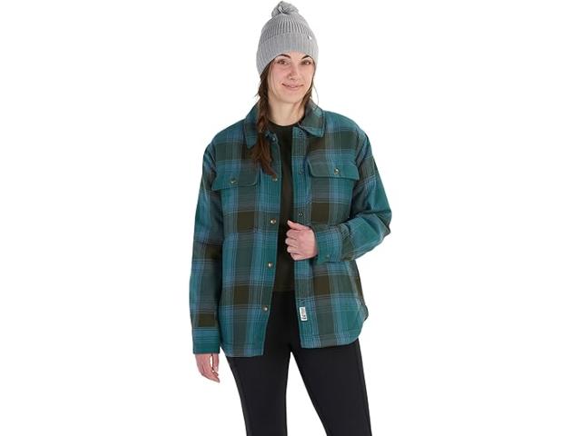 (取寄) マーモット レディース リッジフィールド シェルパ フランネル ジャケット Marmot women Ridgefield Sherpa Flannel Jacket Dark Jungle