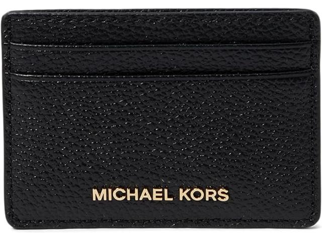 (取寄) マイケルコース レディース ジェット セット カード ホルダー MICHAEL Michael Kors women Jet Set Card Holder Black