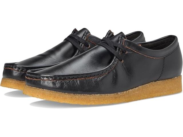 (取寄) クラークス メンズ ワラビー Clarks men Wallabee Black Smooth