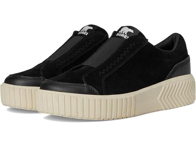 (取寄) ソレル レディース オナ スリッポン スニーカー SOREL women Ona Ave Slip On Sneaker Black/Chalk