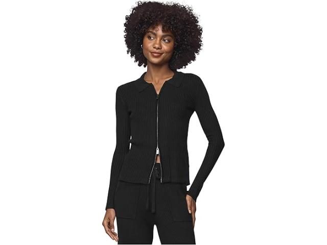 (取寄) スプレンディッド レディース ジョージー トゥー ジップ セーター Splendid women ie Two Zip Sweater Black