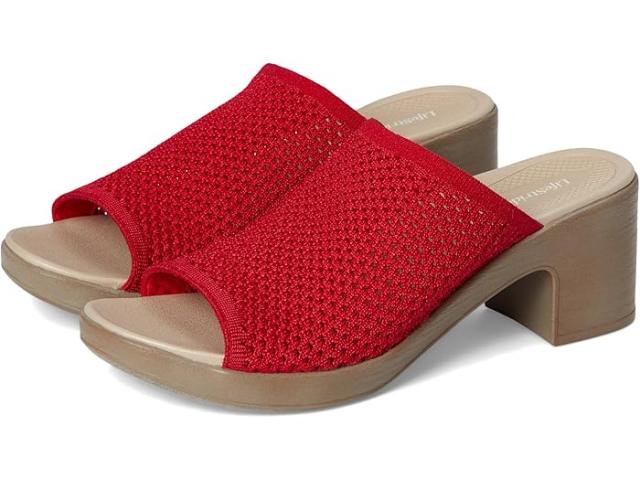 (取寄) ライフストライド レディース エラ スライド サンダル LifeStride women Ella Slide Sandals Fire Red