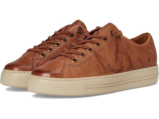(取寄) ポールグリーン レディース ハドリー スニーカー Paul Green women Hadley Sneakers Cognac Sportnappa
