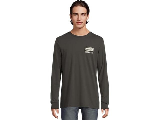 (取寄) ルーカ メンズ ディープ ダイブ ロング スリーブ RVCA men Deep Dive Long Sleeve Pirate Black