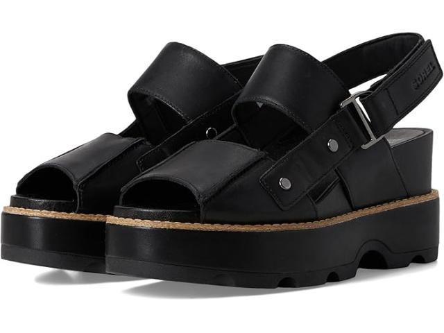 (取寄) ソレル レディース ジョアニー Iv サンダル ウェッジ SOREL women Joanie Iv Sandals Wedge Black/Black