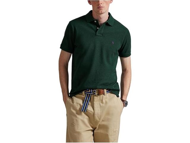 (取寄) ラルフローレン メンズ クラシック フィット メッシュ ポロ シャツ Polo Ralph Lauren men Classic Fit Mesh Polo Shirt Scotch Pine Heather