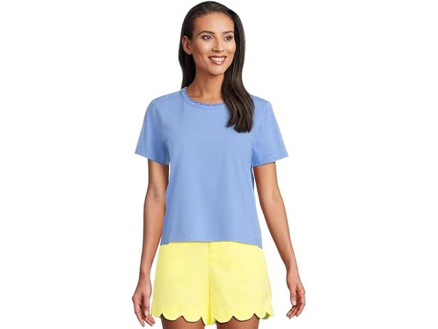 (取寄) リリー ピュリッツァー レディース クローシェ トリムド Lilly Pulitzer women Clairmont Crochet Trimmed Sunwashed Blue