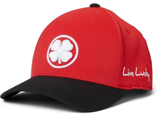 (取寄) ブラッククローバー インナー ラック 1 アジャスタブル ハット Black Clover Inner Luck 1 Adjustable Hat Red/Black Hat/3d White Clover