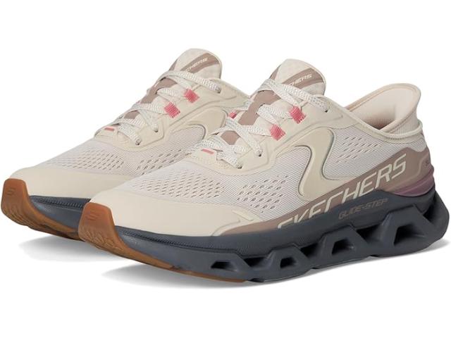 (取寄) スケッチャーズ レディース グライド ステップ アルタス ハンズ フリー スリップ インス SKECHERS women Glide Step Altus Hands Free Slip Ins Natural Grey