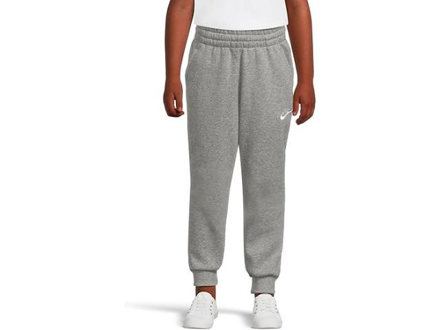 (取寄) ナイキ キッズ キッズ スポーツウェア クラブ フリース ジョガーズ (リトル キッド/ビッグ キッド) Nike Kids kids Sportswear Club Fleece Joggers (Little Kid/Big Kid) Dark Grey Heather/Base Grey/White