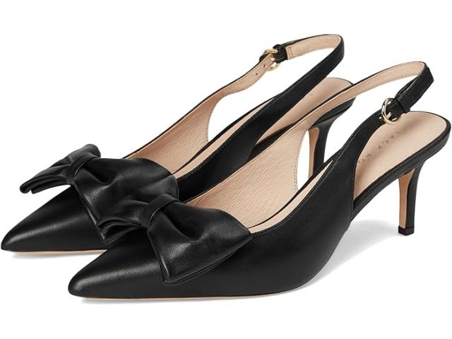 (取寄) ジャック ロジャース レディース ボウ スリング - ナッパ Jack Rogers women Maclean Bow Sling - Nappa Black