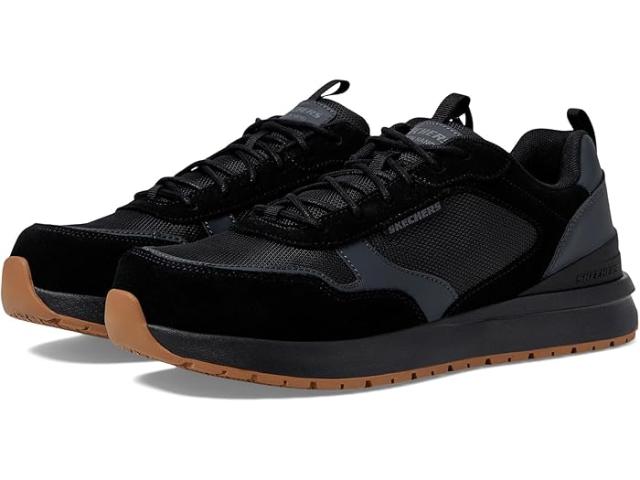 (取寄) スケッチャーズ ワーク メンズ コンプ トゥ SKECHERS Work men Joggernaut Comp Toe Black